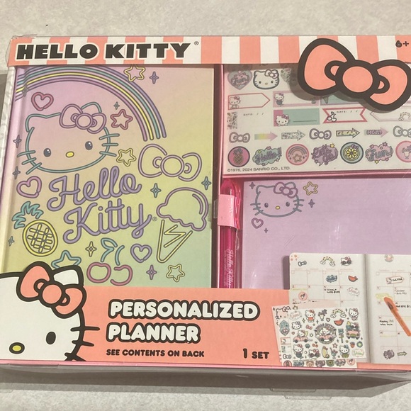 Hello Kitty | Other | Hello Kitty Personalized Planner Set | Poshmark